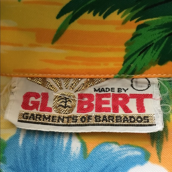 Globert | Shirts | Vintage Globert Garment Of Barbados | Poshmark